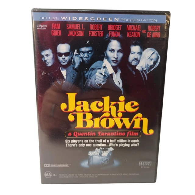 JACKIE BROWN DVD Drugs Crime Drama Thriller ATF Smuggling Region 4 ...