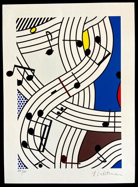 ROY LICHTENSTEIN LITOGRAFIA- (Keith Haring / Andy Warhol / Claes Oldenburg] EUR 292,50 - PicClick FR