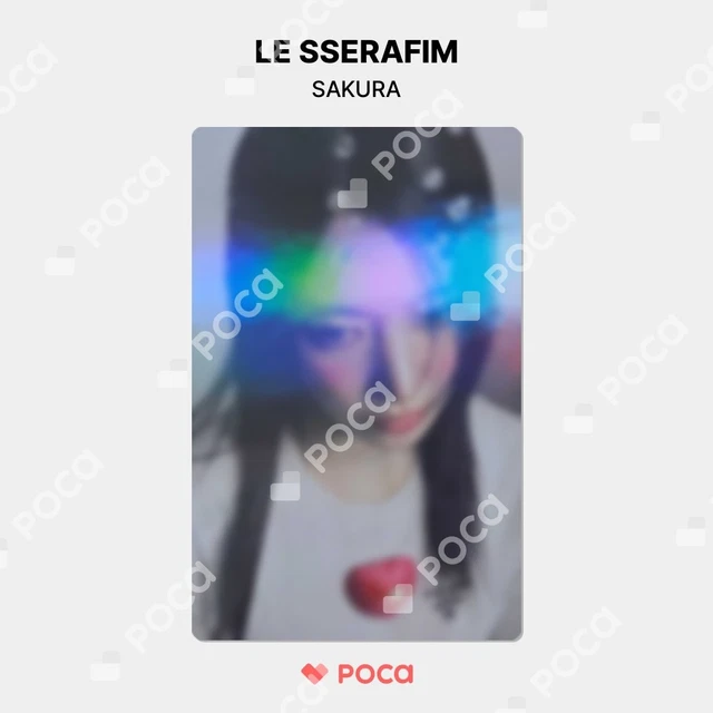 [LE SSERAFIM SAKURA] ALBUMS WEVERSE IMPARDONNÉS Ver. Carte photo... EUR 5,82 - PicClick FR