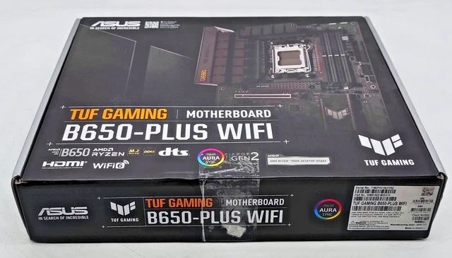 ASUS TUF B650-PLUS Wifi Amd Am5 Gaming Motherboard - Untested £119.96 ...