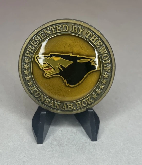 MILITARY CHALLENGE COIN--8TH Fighter Wing Commander's Coin, Kunsan AB ...