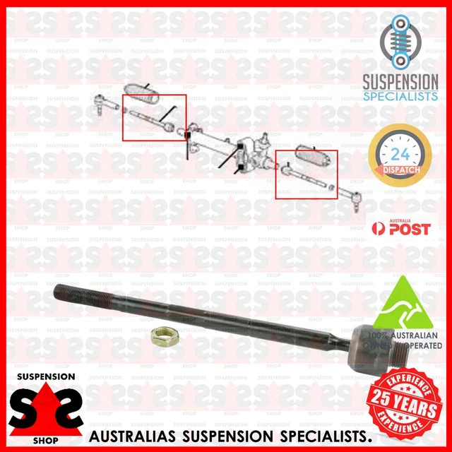 FRONT AXLE INNER Tie Rod Suit GMC Sierra 1500 Standard Cab Pickup 6.0 4WD EUR 30,53 - PicClick FR