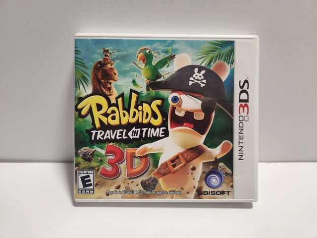 RABBIDS TRAVEL IN Time 3D (Nintendo 3DS) Original Case Only £9.55 ...