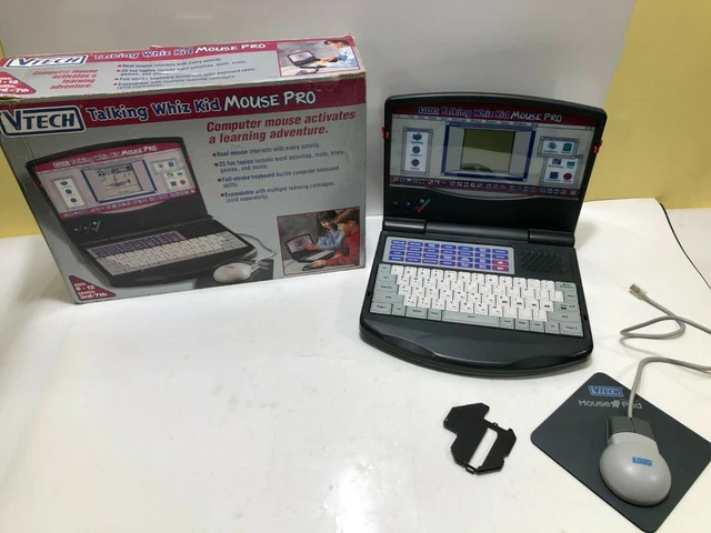 VTECH TALKING WHIZ Kid Mouse Pro Ordinateur Console Vintage Rare EUR 33 ...