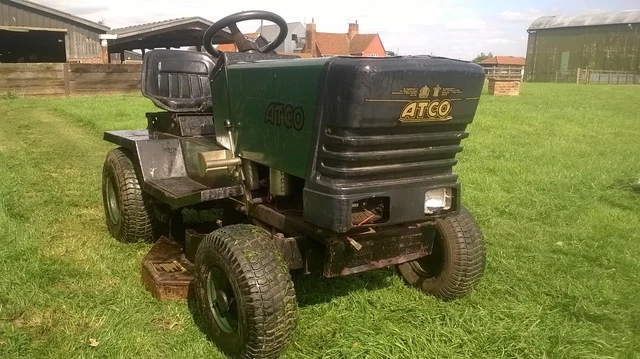 ATCO 12/36 RIDE on tractor lawnmower mower in full service & highly ...
