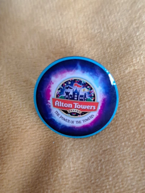 MERLIN ALTON TOWERS Power Of The Towers Collectable Metal Pin Badge £10 ...