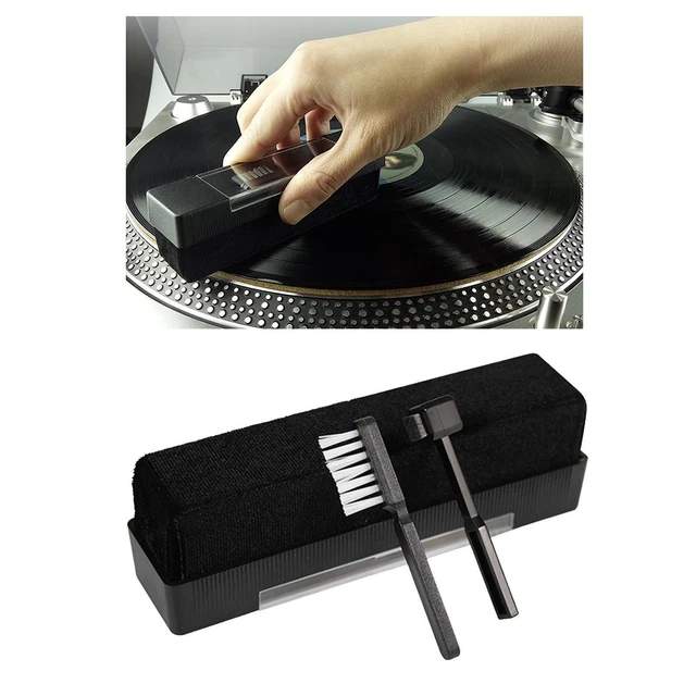 VINYL RECORD CLEANING Kit Stylus Brush Turntable Phono CD/vcd/DVD Clean ...