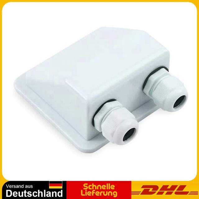 DACHDURCHFÜHRUNG 2-FACH SOLAR Kabeldurchführung Wohnmobil Caravan Camper Weiß~ EUR 8,99 ...