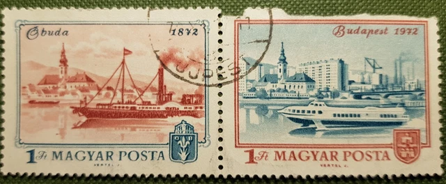 VINTAGE HUNGARIAN STAMP 1F Buda and Budapest 1972 - 1972 $19.95 ...