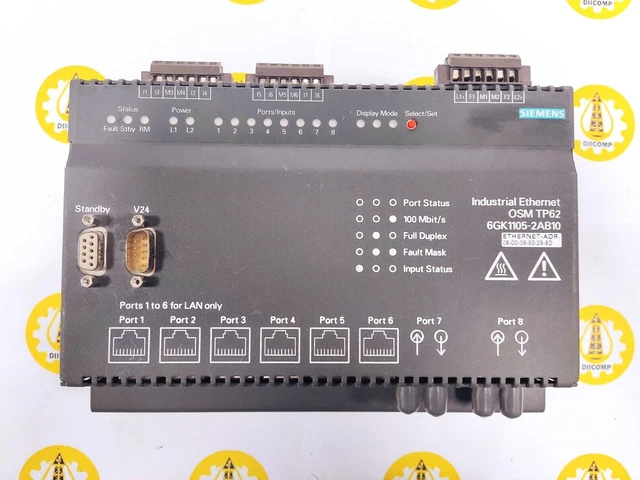 SIEMENS SIMATIC NET Industrial Ethernet 6GK1105-2AB10 Optical Switch ...