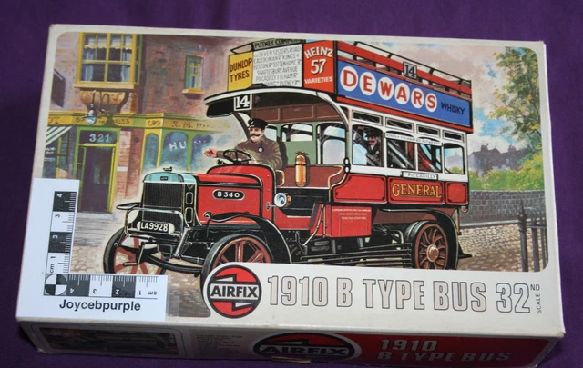 AIRFIX 1910 B Type Bus or 1914 Old Bill Bus 1/32 scale model kit 05443 ...