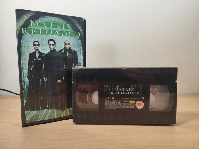 MATRIX RELOADED VHS New and Sealed Video Tape Keanu Reeves (2003) £10. ...