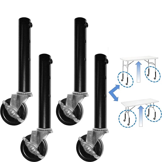 MEUBLES PRATIQUES LÈVE-JAMBES avec hauteur réglable et roues de ...