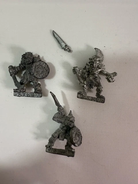 URUK HAI 3X ME44 Uruks Orcs Citadel warhammer Lord of the Rings Metal ...