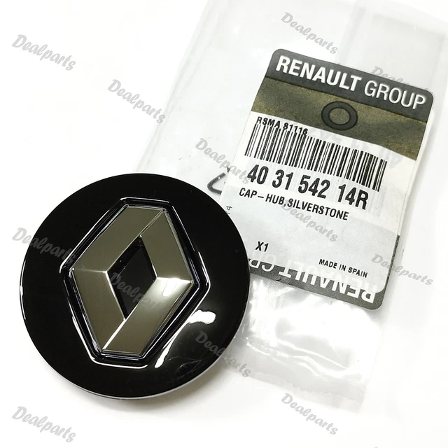 GENUINE RENAULT ALLOY wheel centre caps, 403154214R, Black Glossy £21. ...