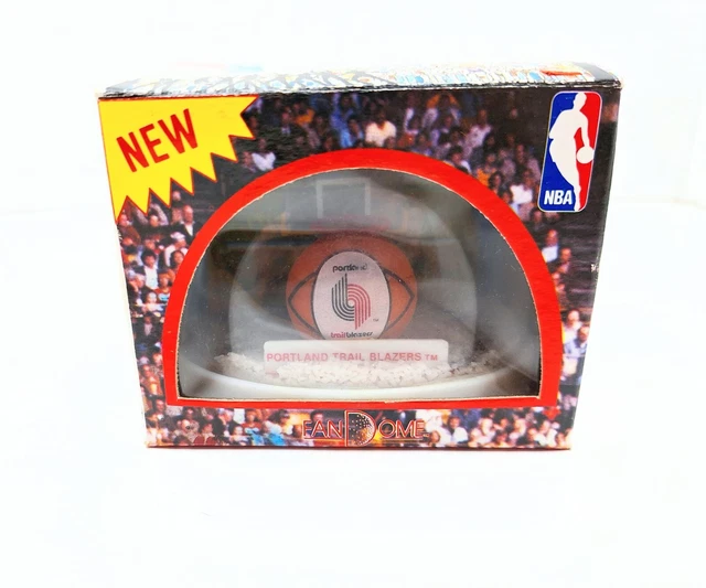 VINTAGE NBA BASKETBALL Fan Dome Snow Globe Portland Trail Blazers £27. ...