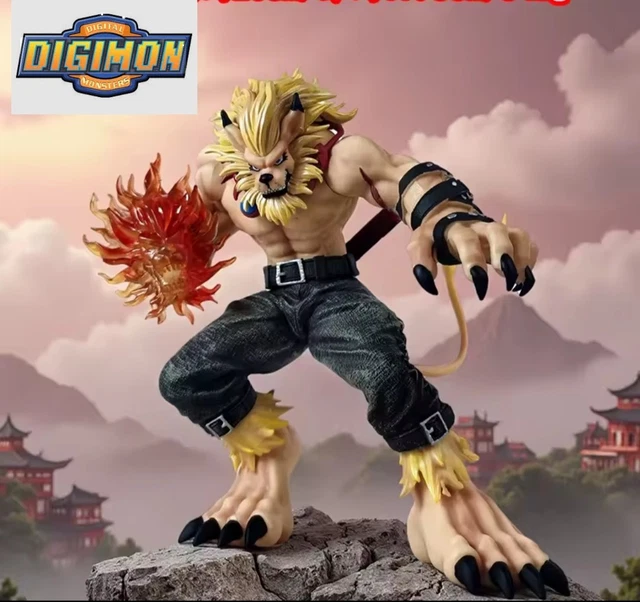 ACTION FIGURE SOAR Leomon 20 Cm Digimon PVC Statua Anime Toy No Box ...