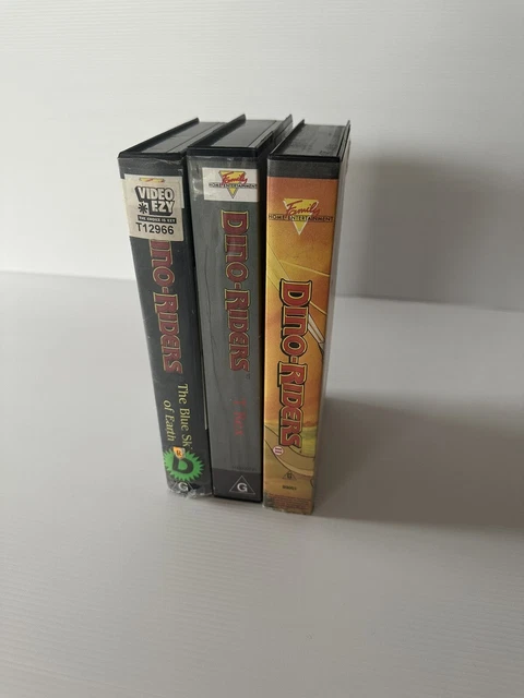 DINO RIDERS VHS Set Collectors Tapes Set Of Three $29.99 - PicClick AU