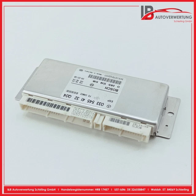 MERCEDES BENZ E-CLASS W211 E270 CDI Control Unit ESP 0335454132 ...