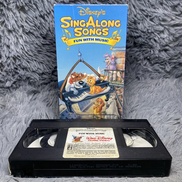 DISNEYS SING ALONG Songs - Fun With Music VHS Tape 1993 Volume 5 Kids Show Film $34.64 - PicClick CA