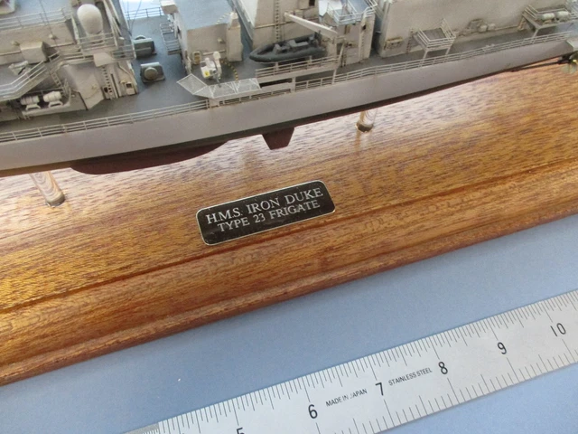 1/350TH SCALE FINELY built.HMS Iron Duke.Type 23 Frigate. £265.00 ...