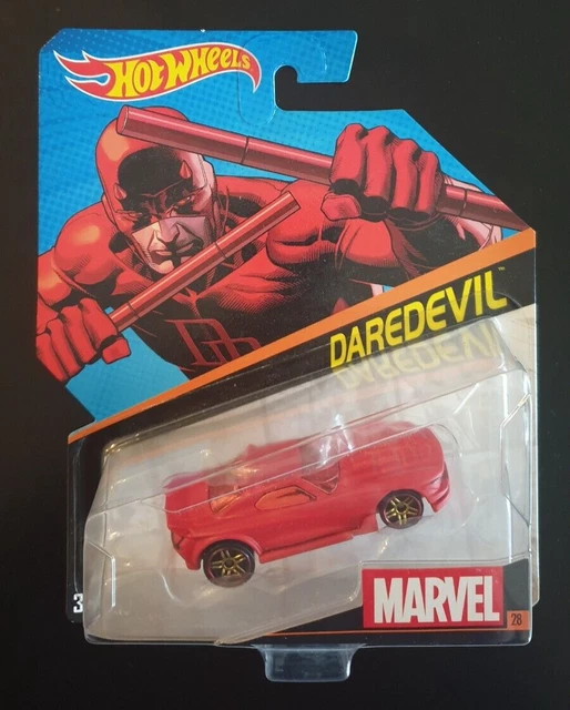 HOT WHEELS MARVEL Superheroes Character Themed Daredevil Diecast Car ...