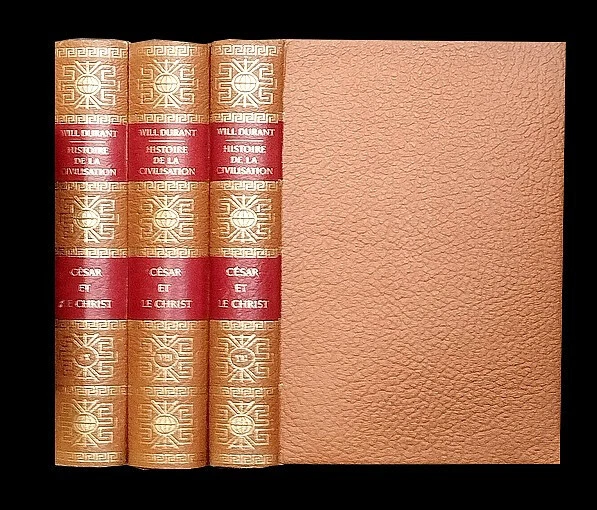 HISTOIRE DE LA civilisation, César et le Christ (3 vol.) Will Durant ...