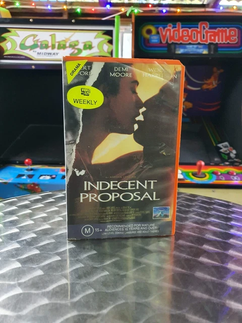 INDECENT PROPOSAL - VHS Movie - Video Tape - Big Box Ex Rental £4.39 - PicClick UK