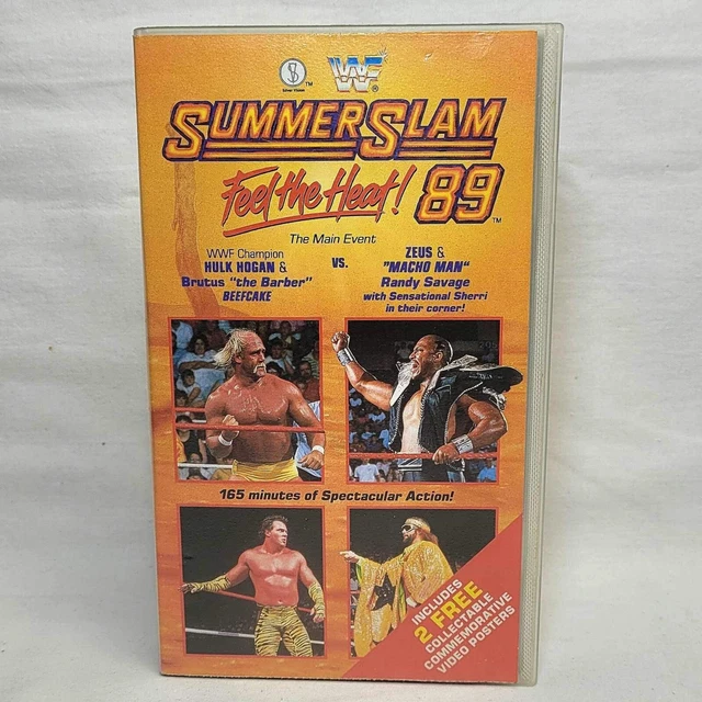 WWF WWE SUMMERSLAM 89 1989 Rare UK VHS Hulk Hogan Zeus Retro Vintage £9 ...