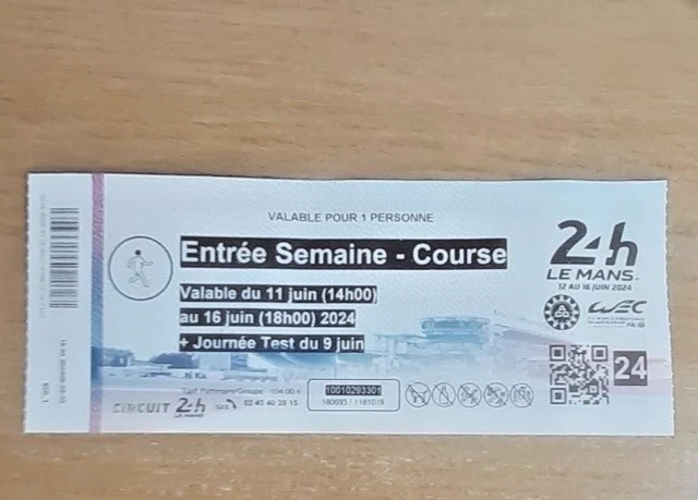 24h Le Mans Tickets Preise