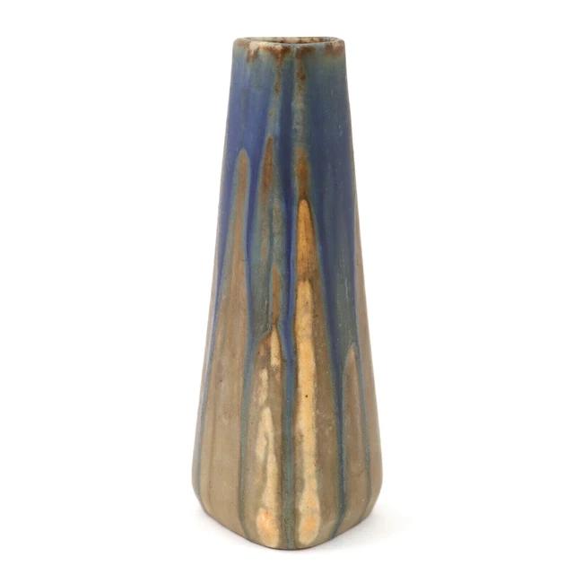 GILBERT FRENCH POTTERY Vase by Méténier Art Nouveau Tri Sandstone Glaze ...