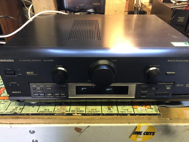 TECHNICS AV CONTROL Ricevitore SA-DX950 Sintonizzatore MOSFET RDS Usato ...