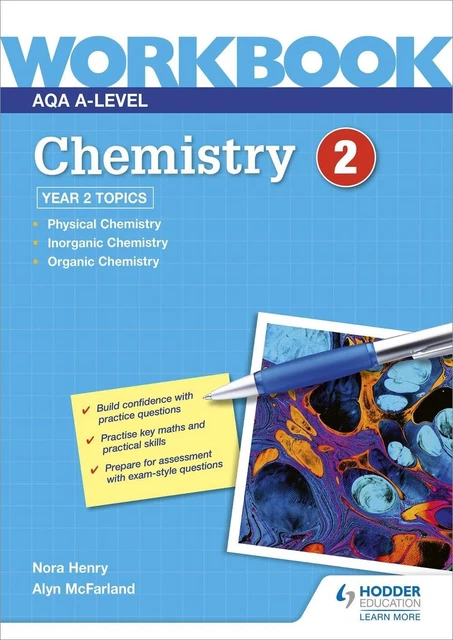 AQA A-LEVEL CHEMISTRY Workbook 2 by Nora Henry Paperback Book $43.01 ...