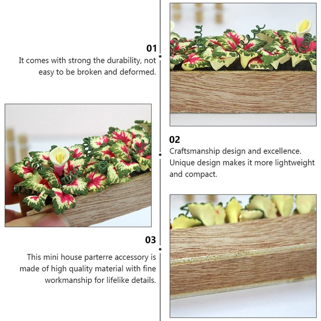 MINI HOUSE ADORNMENT Miniature Kit Minihouse Decoration Scene Accessory ...