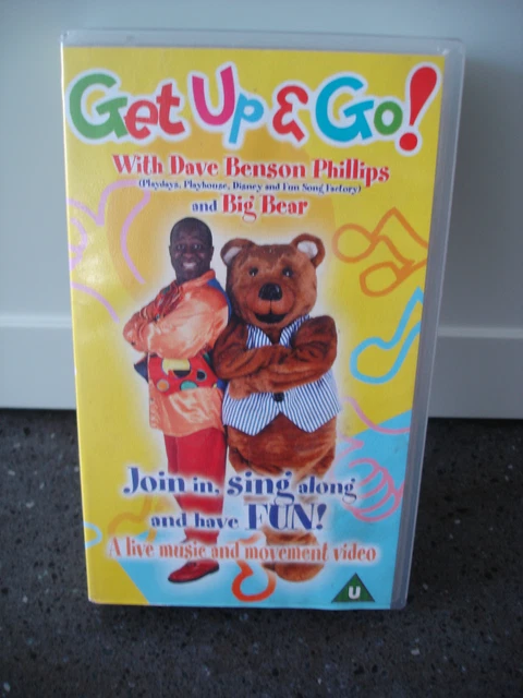 GET UP AND Go With Dave Benson Phillips Children Vhs Pal Video 2002 £11 ...