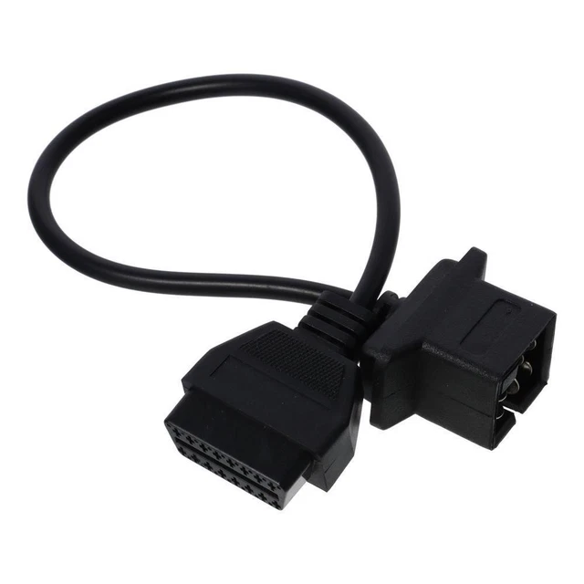 METAL AND PLASTIC 6 Pin OBD1 to 16 Pin OBD2 Diagnostic for Jeep EUR 12 ...
