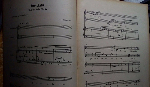 INVIOLATA A DUE Voci Miste Edizioni Chenna 1910 Spartito Classica EUR 9 ...