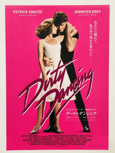 DIRTY DANCING PATRICK Swayze Jennifer Grey JAPAN CHIRASHI movie flyer poster EUR 5,40 - PicClick IT