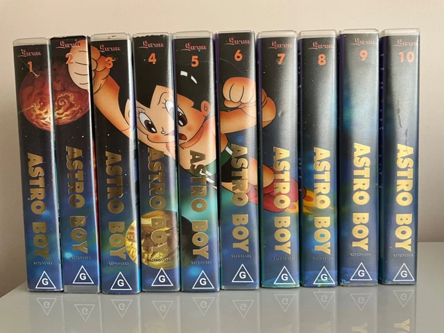 VINTAGE RETRO 1980 - ASTRO BOY - VHS Anime Tapes, VOL. 1 -10, manga ...