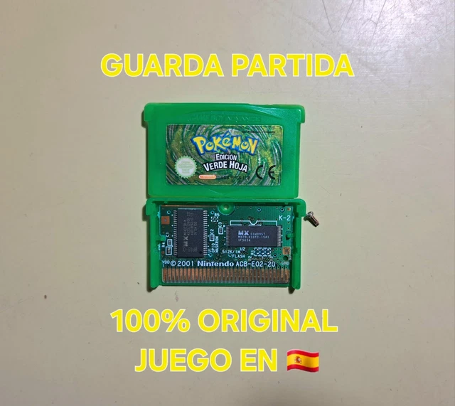 🇪🇸 POKÉMON EDICIÓN Verde Hoja ESPAÑOL 100% ORIGINAL Nintendo Game Boy ...