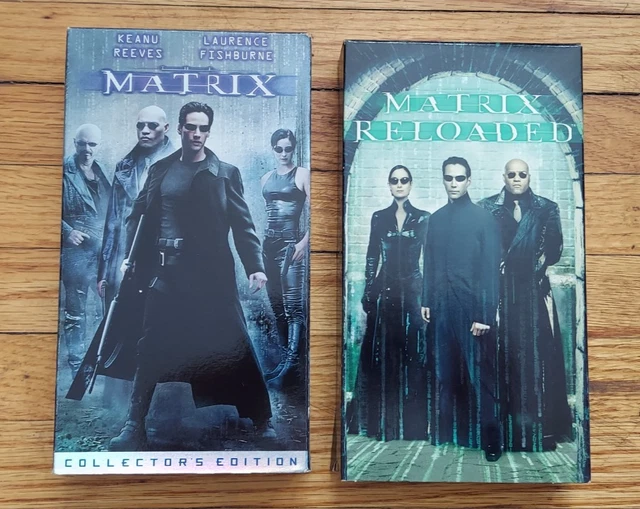 VHS MATRIX + Matrix Reloaded Keanu Reeves £15.82 - PicClick UK
