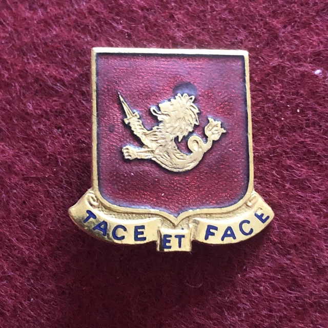 WW2 US ARMY 25Th Field Artillery Di Distinctive Unit Dui Crest Pins EUR ...