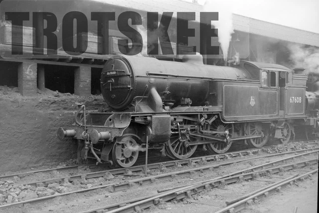 LARGER NEGATIVE BR British Railways Steam Loco 67608 Class V1 c1950s £3 ...