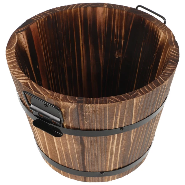 WOODEN FOOD BUCKET Sushi Rice Container Cooked Rice Wood Bucket Cooked ...