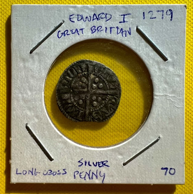VF KING EDWARD I LONGSHANKS 1279-1307 AD, LONDON ENGLAND Penny Silver Coin $145.05 - PicClick CA