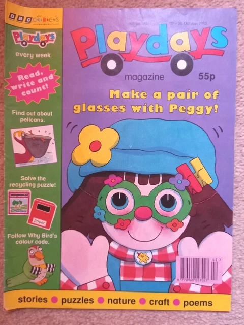 VINTAGE - BBC Children's Playdays Magazine Issue 168 20 - 26 October ...