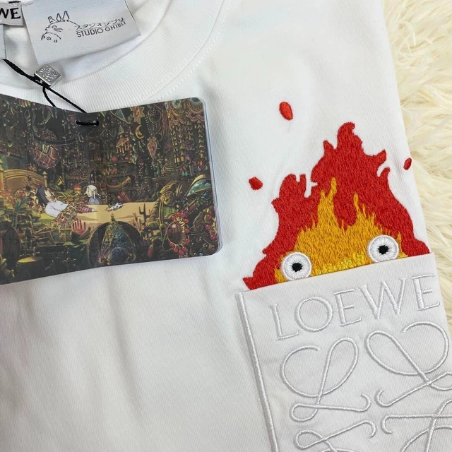 LOEWE X GHIBLI Howl's Moving Castle porte-carte calcium portefeuille ...