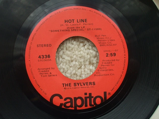 THE SYLVERS - Hot Line / Thats What Love Is Made Of - USA 45 - Capitol ...