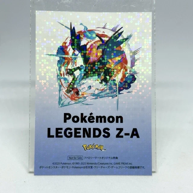 MEGA CHARIZARD X Pokémon Legends Z-A Switch Download Bonus Sticker ...