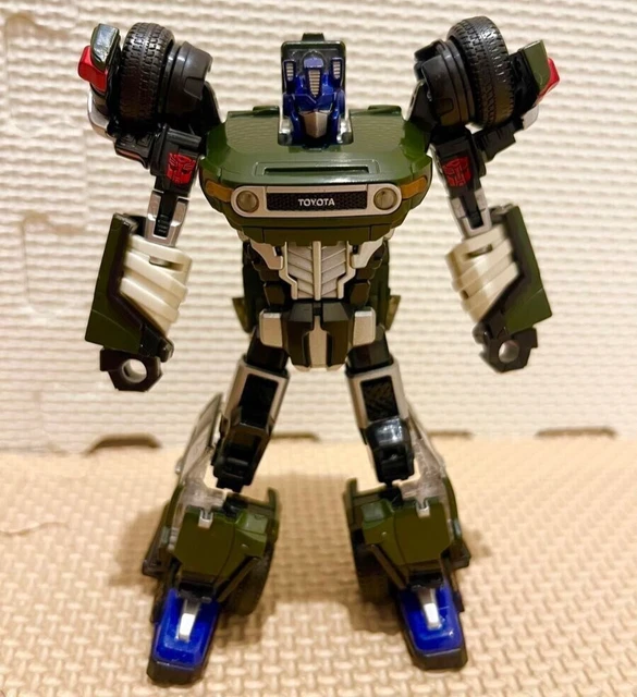 FIGURINE VERTE TRANSFORMERS Optimus Prime FJ Cruiser Takara Tomy x ...